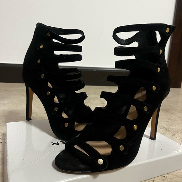 Vince Camuto | Shoes | Vince Camito Elegant Black Strappy Heels | Poshmark